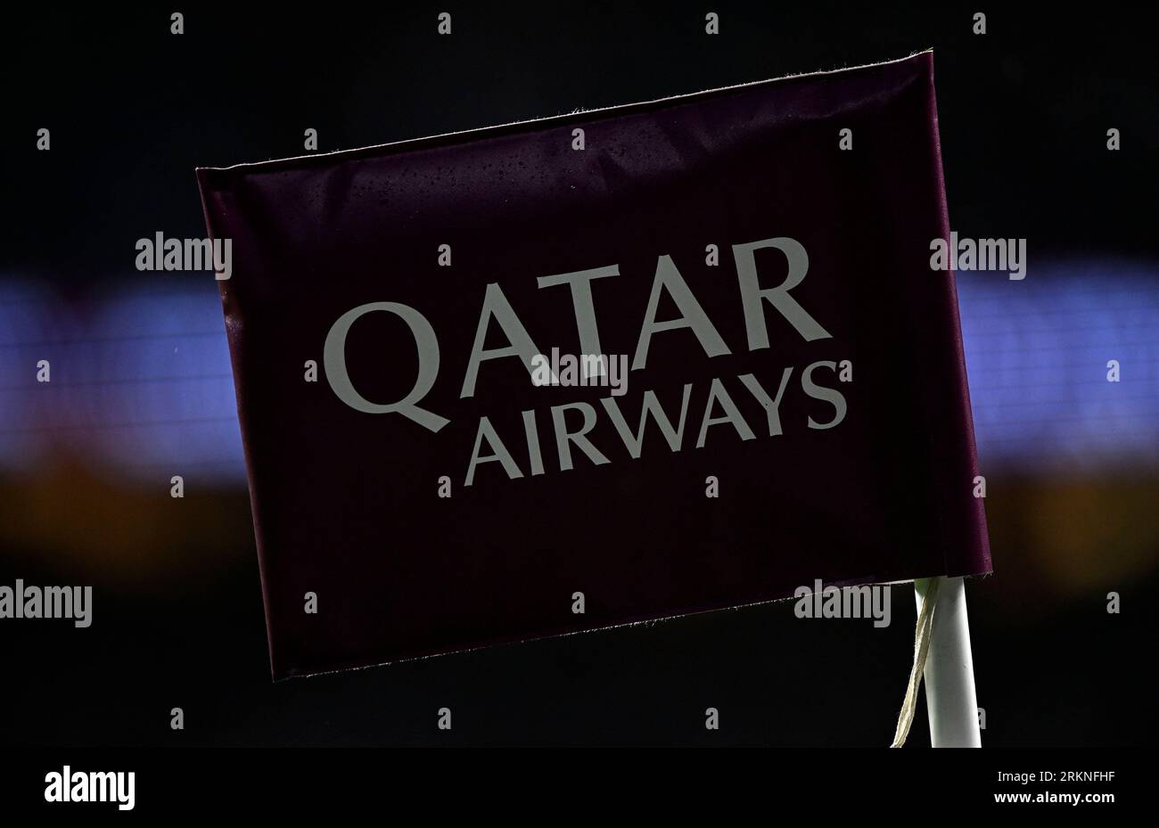 Qatar airways branding hi-res stock photography and images - Alamy
