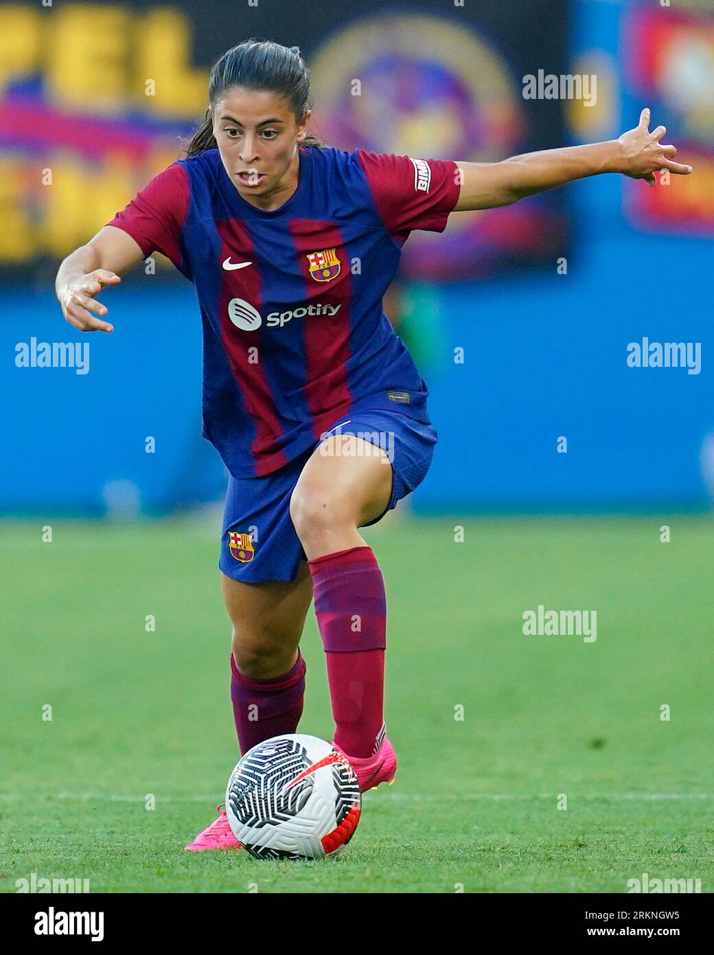 Barcelona, Spain. 24th Aug, 2023. Judith Pujols of FC Barcelona during ...