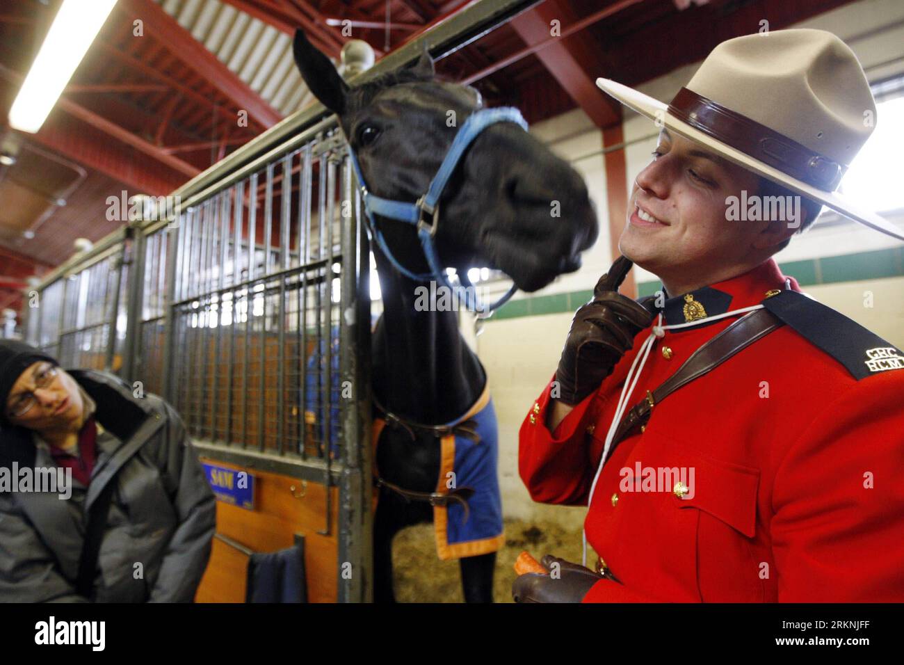 Rcmp horse stables hi-res stock photography and images - Alamy