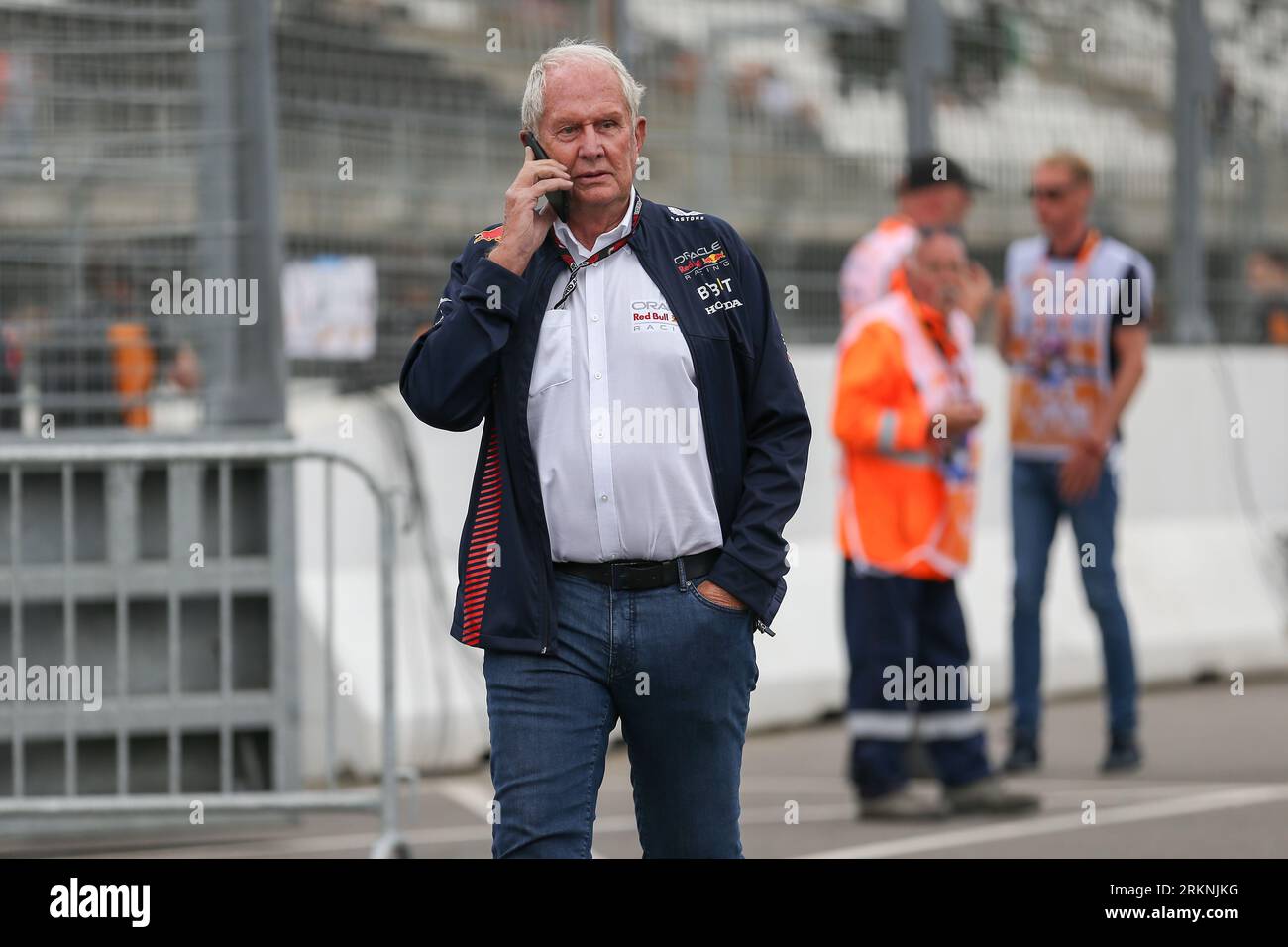 Helmut Marko Red Bull Racing on phone during the FORMULA 1 HEINEKEN ...