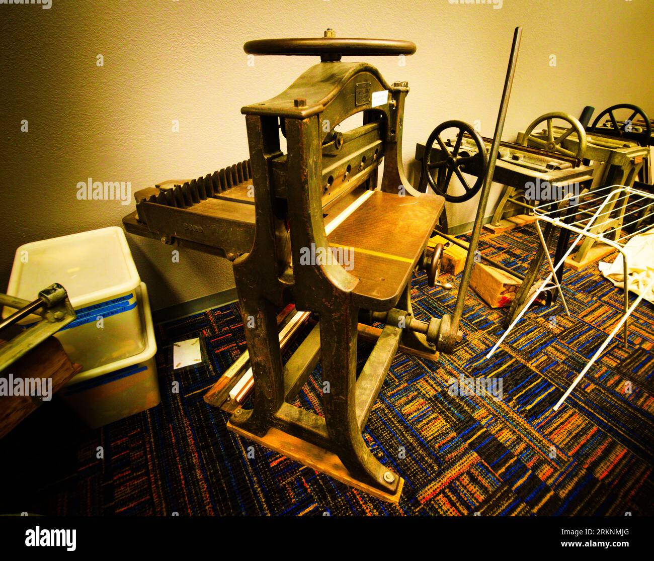 Antique printing equipment hi-res stock photography and images - Alamy