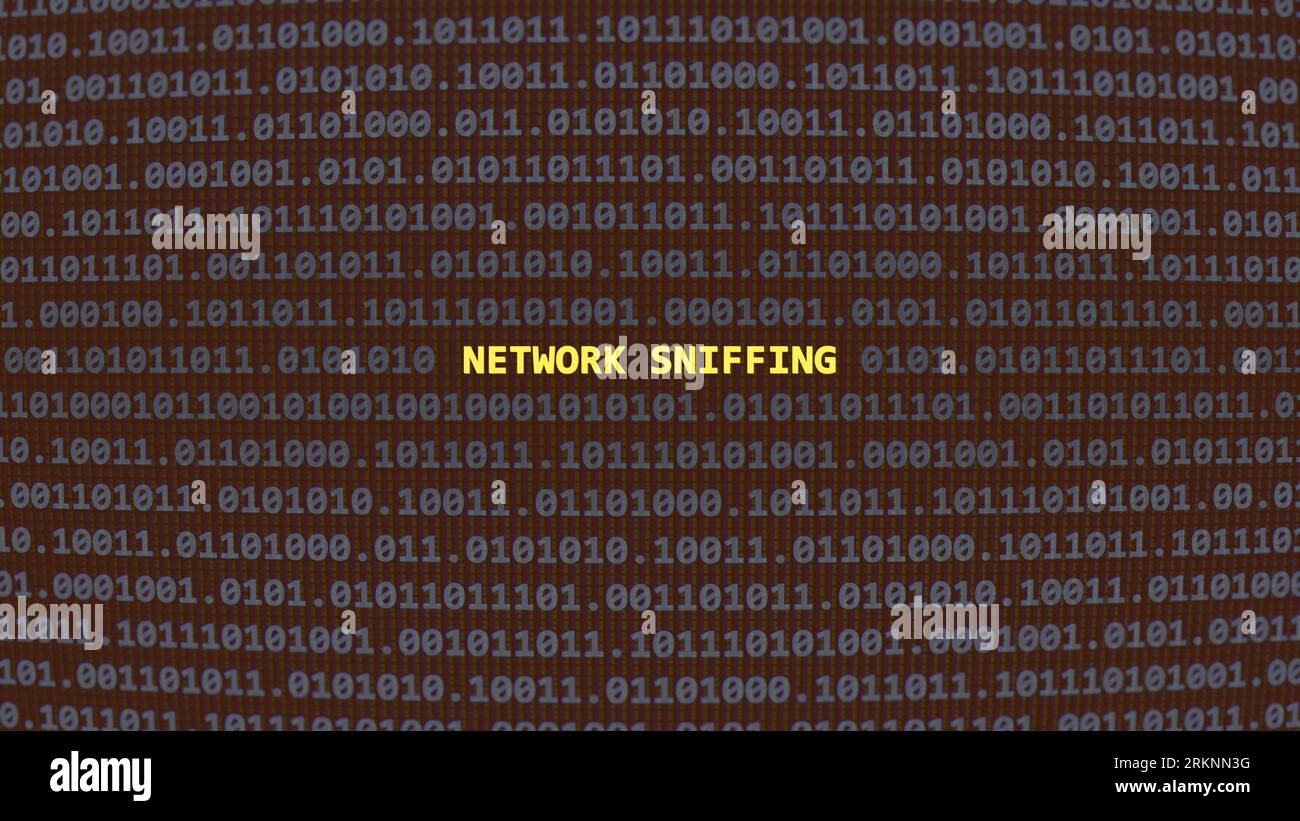 Network sniffing vulnerability hi-res stock photography and images - Alamy