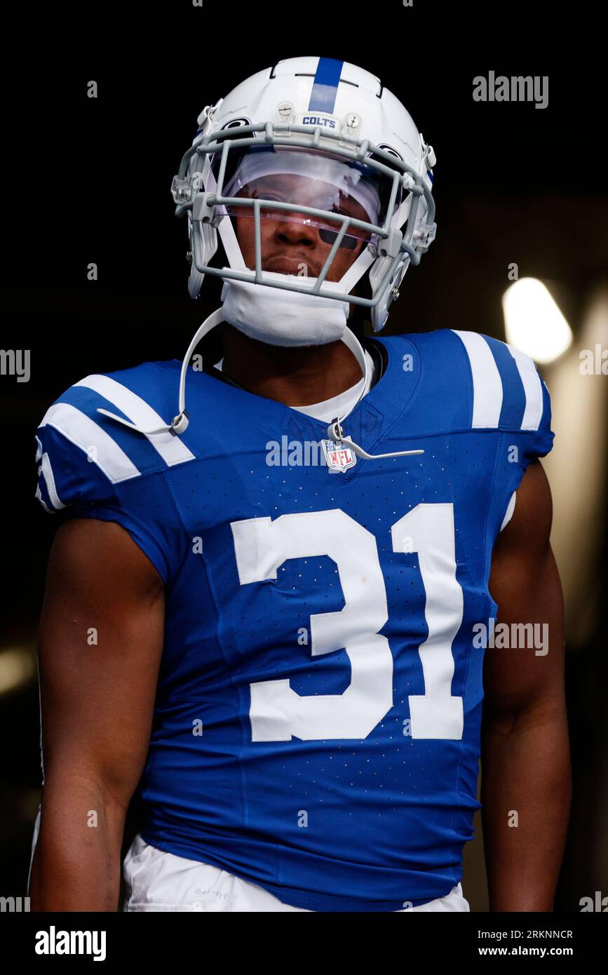 Indianapolis Colts running back Kenyan Drake (31) in the tunnel before ...