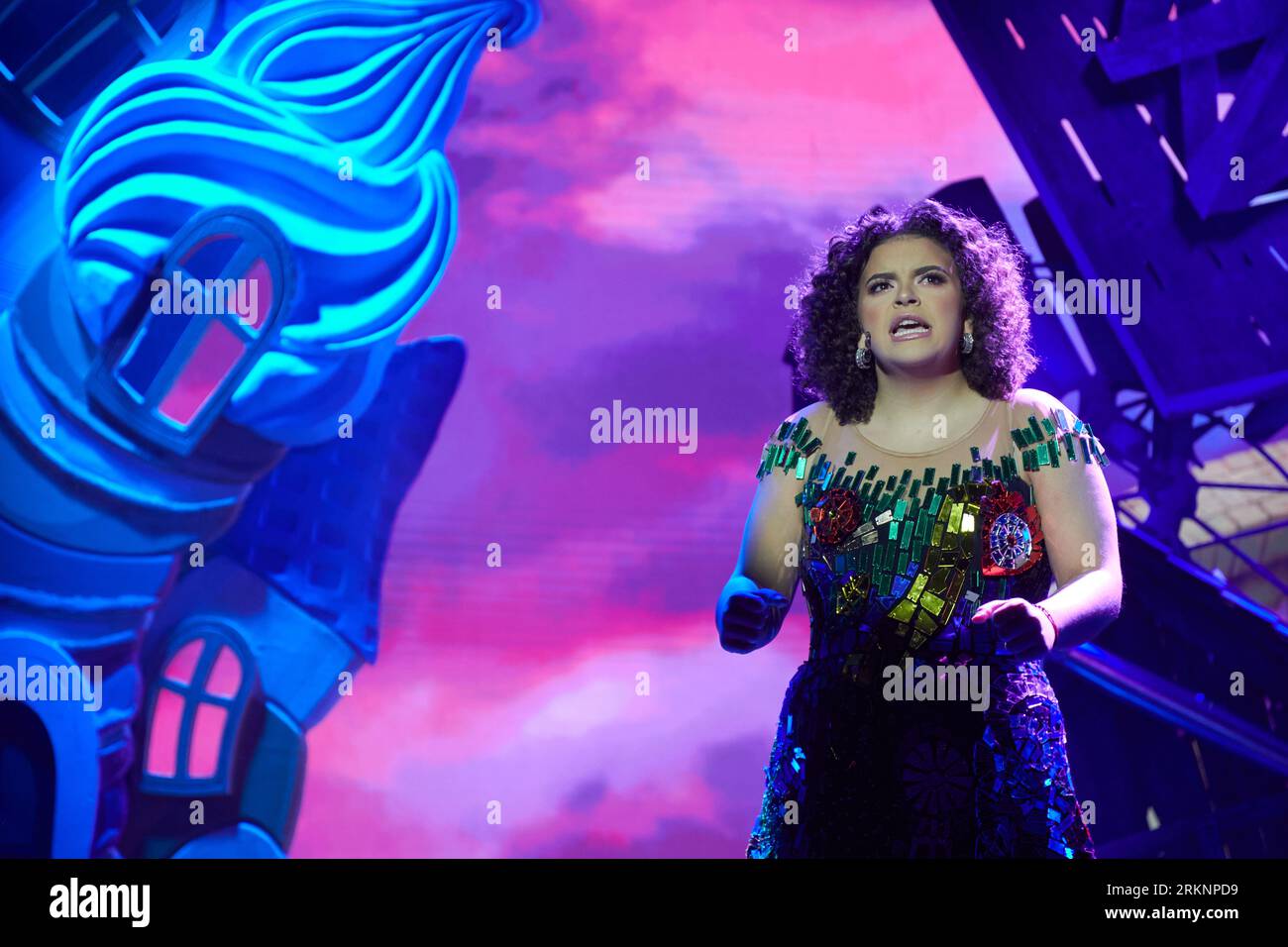 Mexico City, Mexico. 24th Aug, 2023. Actress and singer Lucero Mijares ...