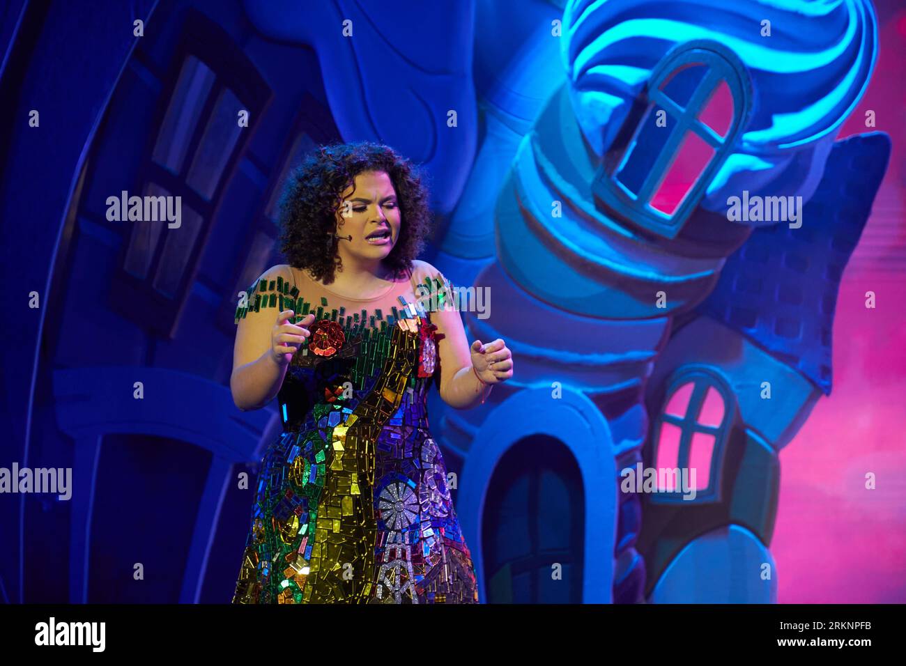 Mexico City, Mexico. 24th Aug, 2023. Actress and singer Lucero Mijares ...