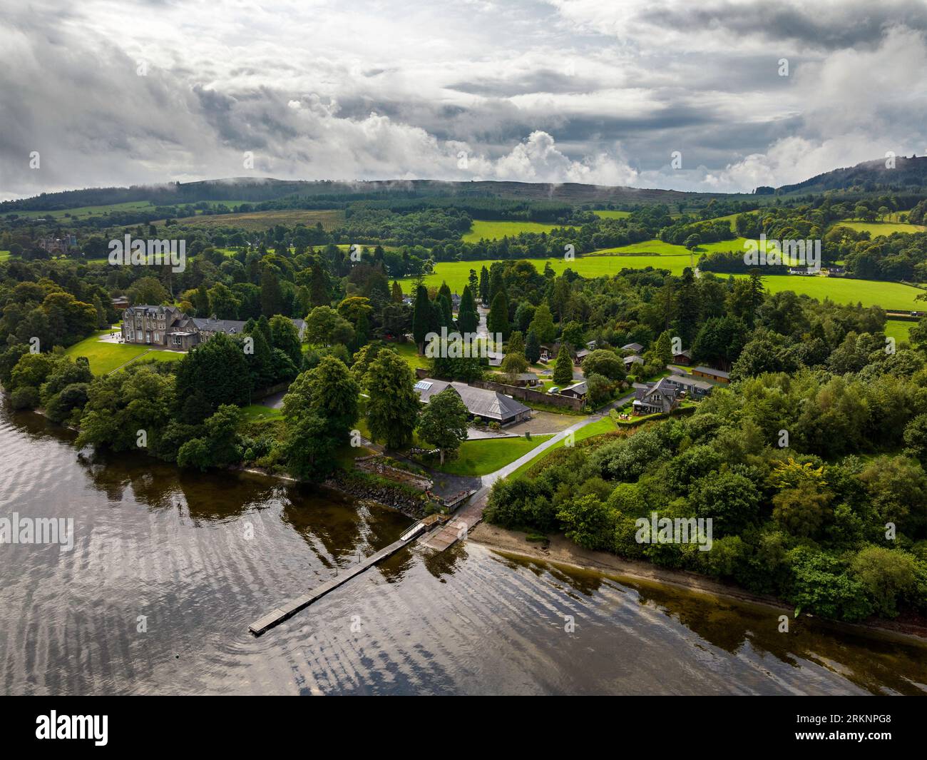 Luss scotland aerial hi-res stock photography and images - Alamy