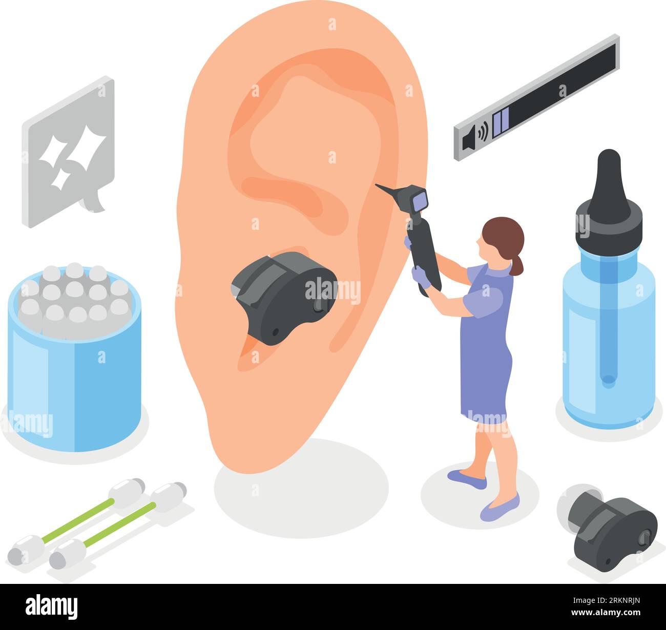 Ear drops and pipette Stock Vector Images - Alamy