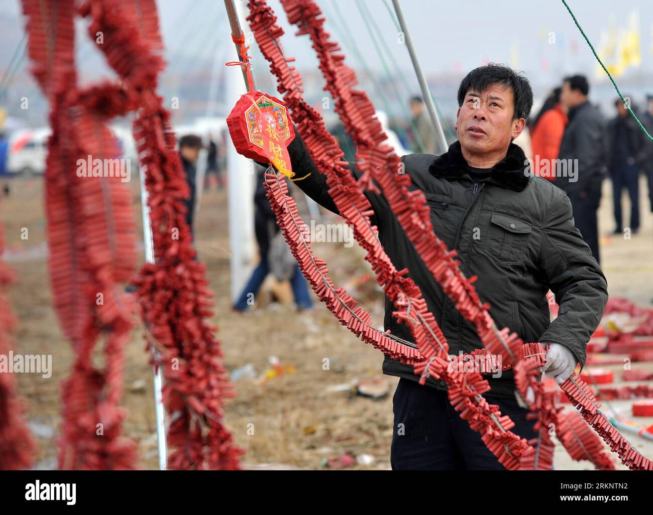 Old man fire crackers hi-res stock photography and images - Alamy