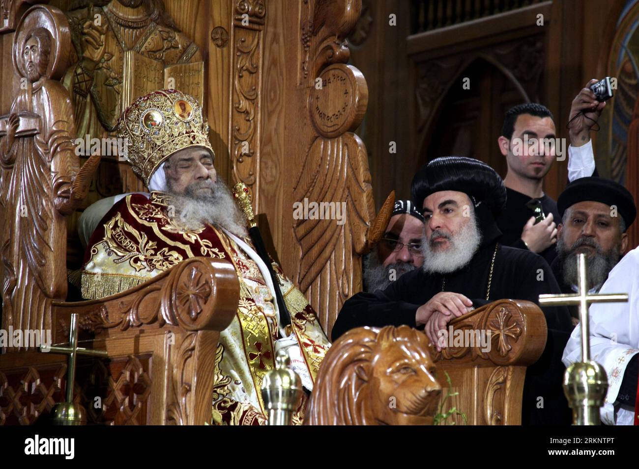 Coptic cathedral of saint shenouda hi-res stock photography and images ...