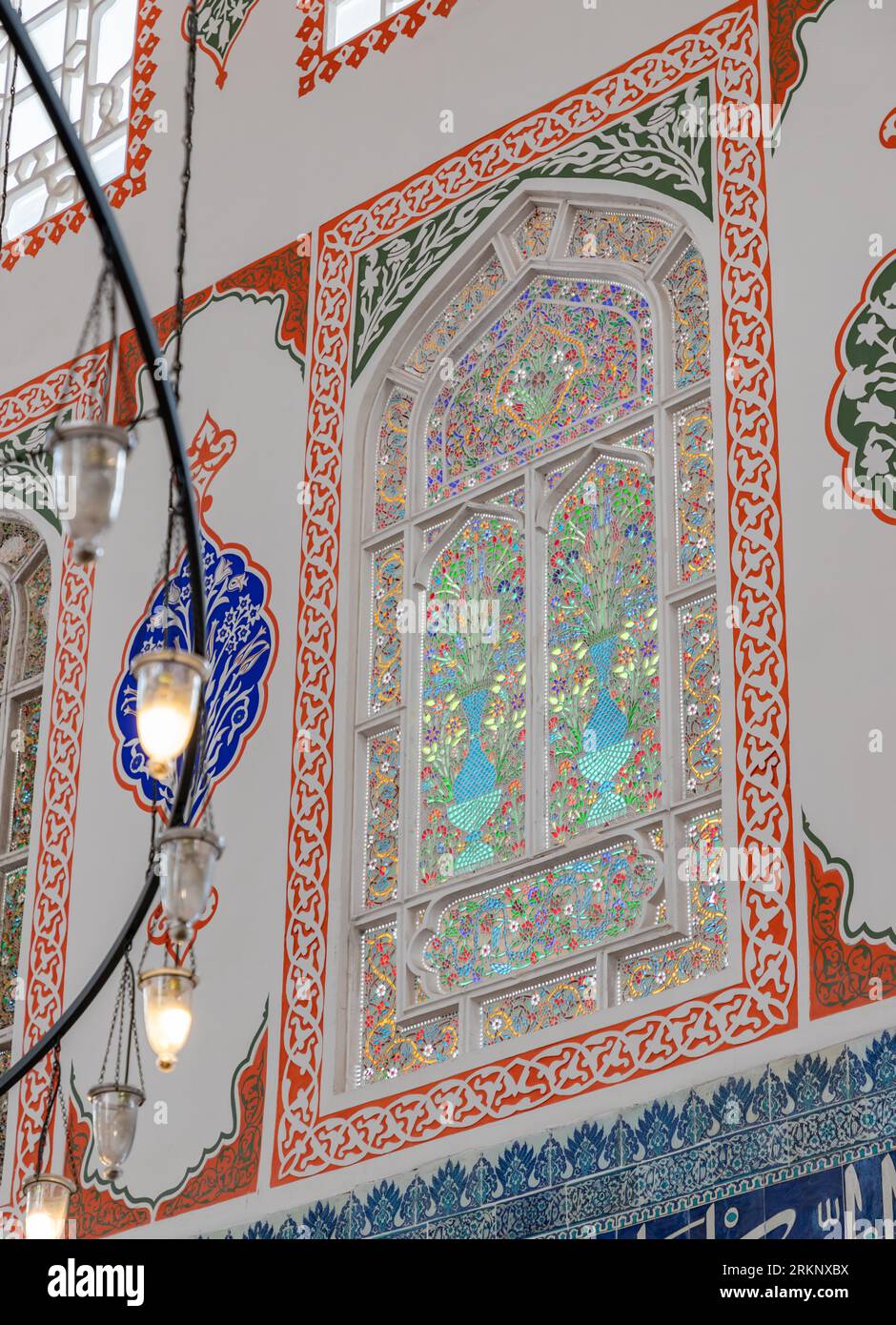 A picture of the colorful and gorgeous interior of the Hatice Turhan ...