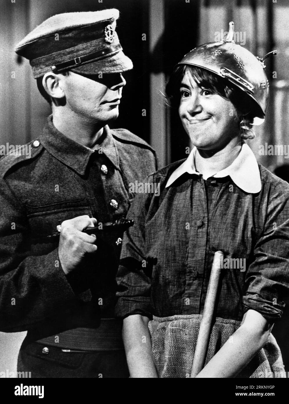 Christopher Beeny, Jenny Tomasin, on-set of the British TV Series ...