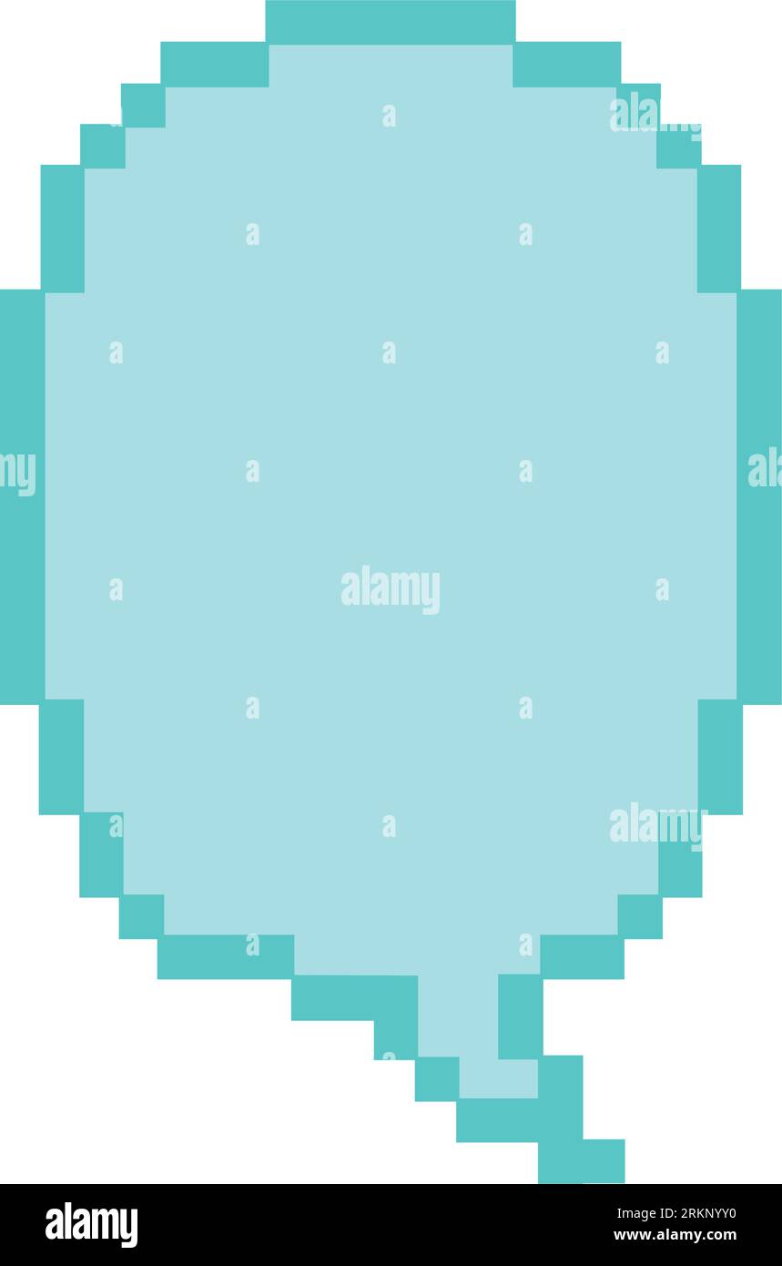 Isolated colored pixelated comic speech bubble chat Vector Stock Vector ...