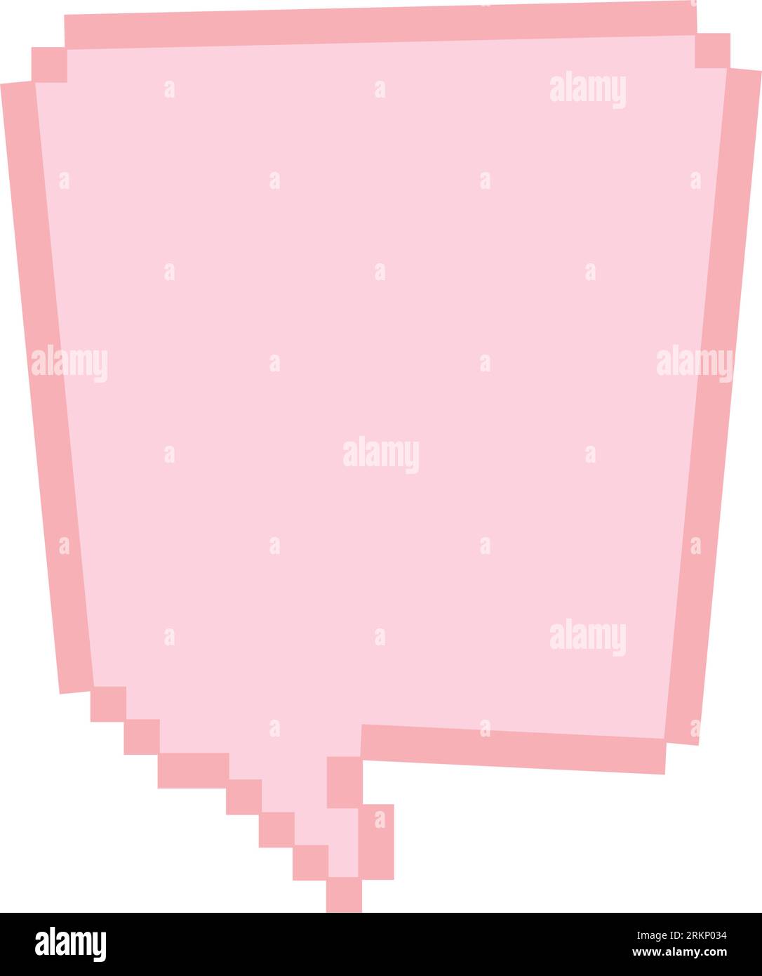 Isolated colored pixelated comic speech bubble chat Vector Stock Vector ...