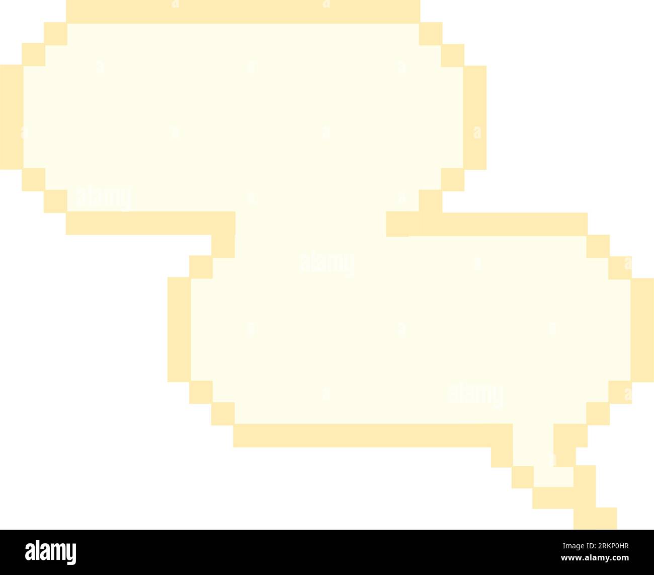 Isolated colored pixelated comic speech bubble chat Vector Stock Vector ...