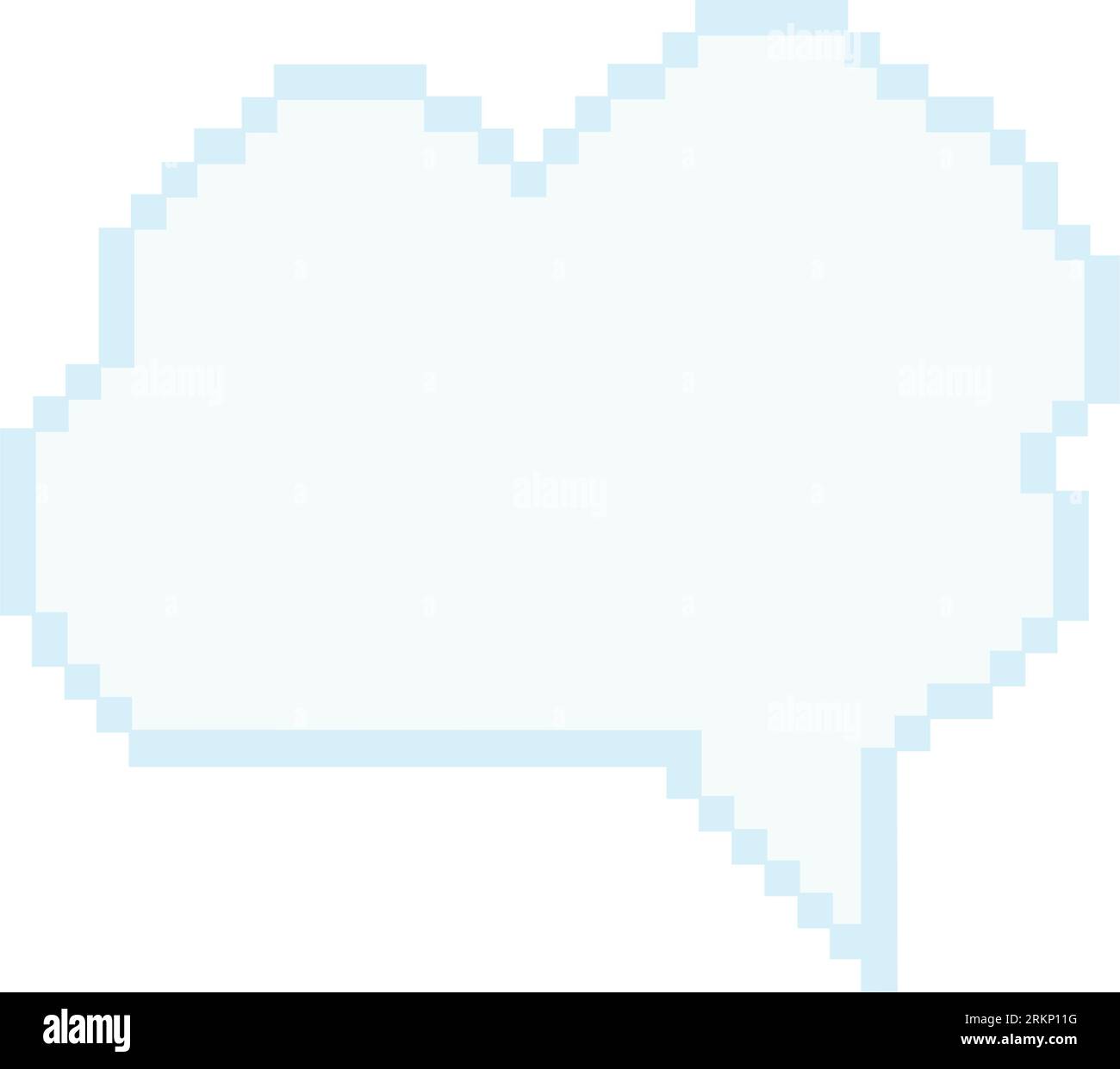 Isolated colored pixelated comic speech bubble chat Vector Stock Vector ...
