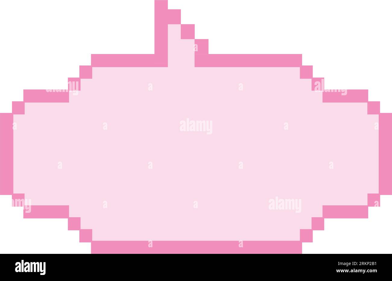 Isolated colored pixelated comic speech bubble chat Vector Stock Vector ...