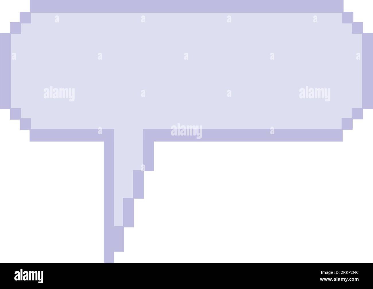 Isolated colored pixelated comic speech bubble chat Vector Stock Vector ...