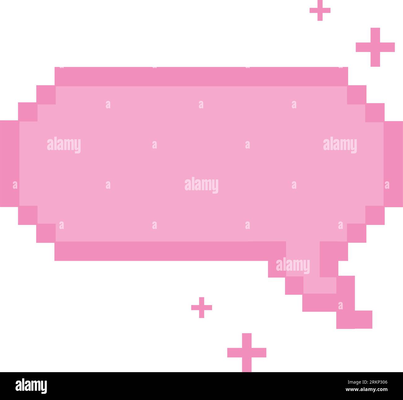 Isolated colored pixelated comic speech bubble chat Vector Stock Vector ...