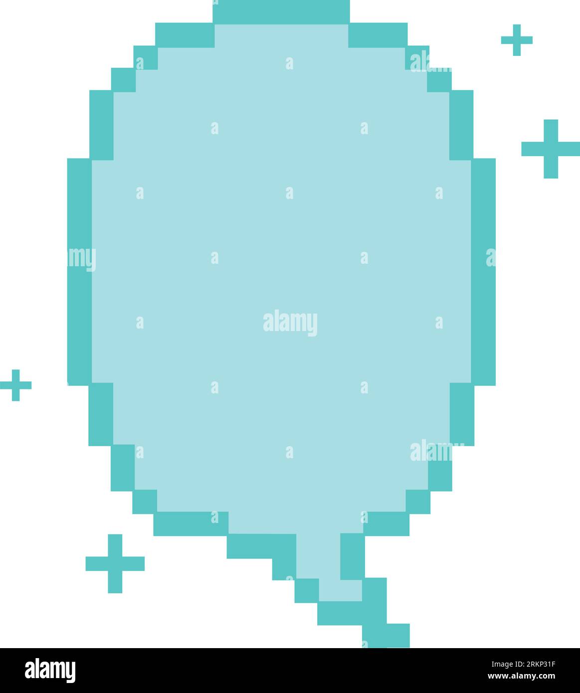 Isolated colored pixelated comic speech bubble chat Vector Stock Vector ...