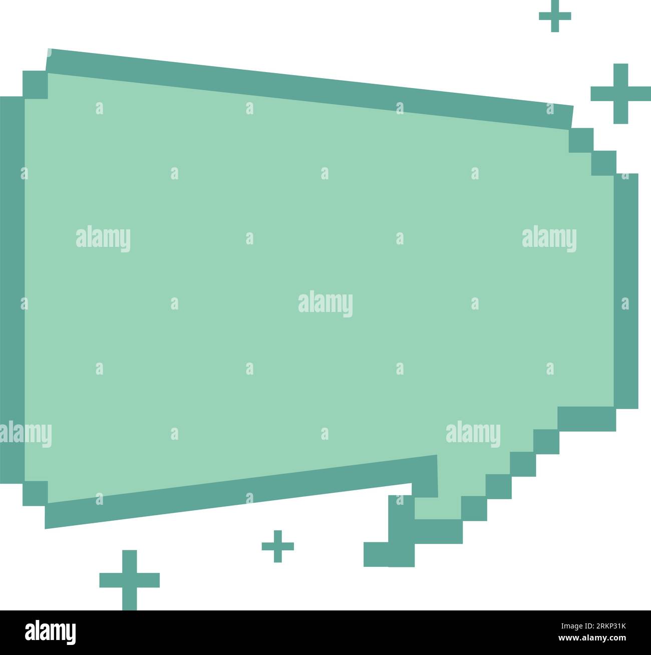 Isolated colored pixelated comic speech bubble chat Vector Stock Vector ...