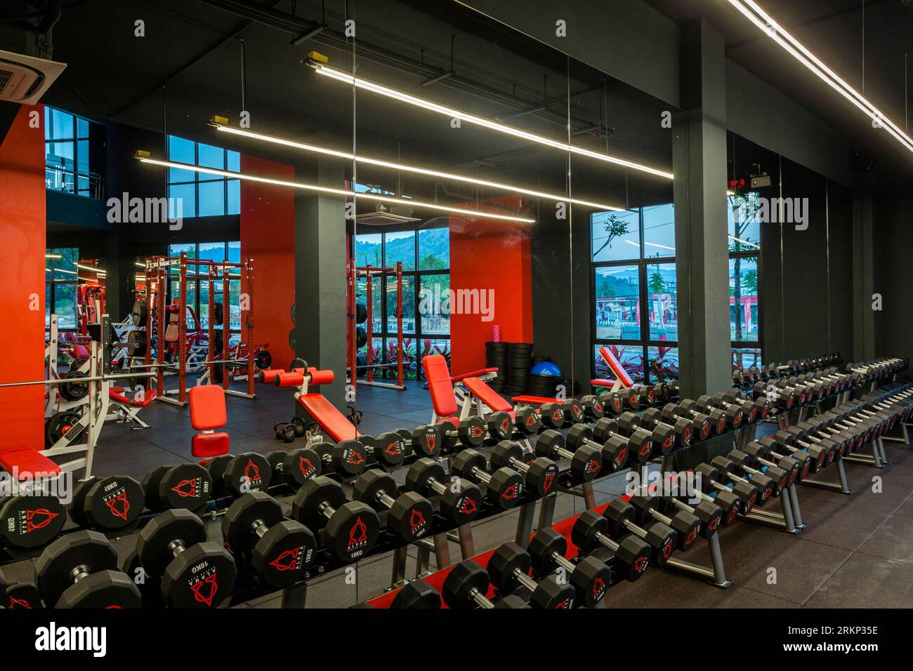 Phuket, Thailand - February 6, 2018: Interior of Alpha Club Phuket ...