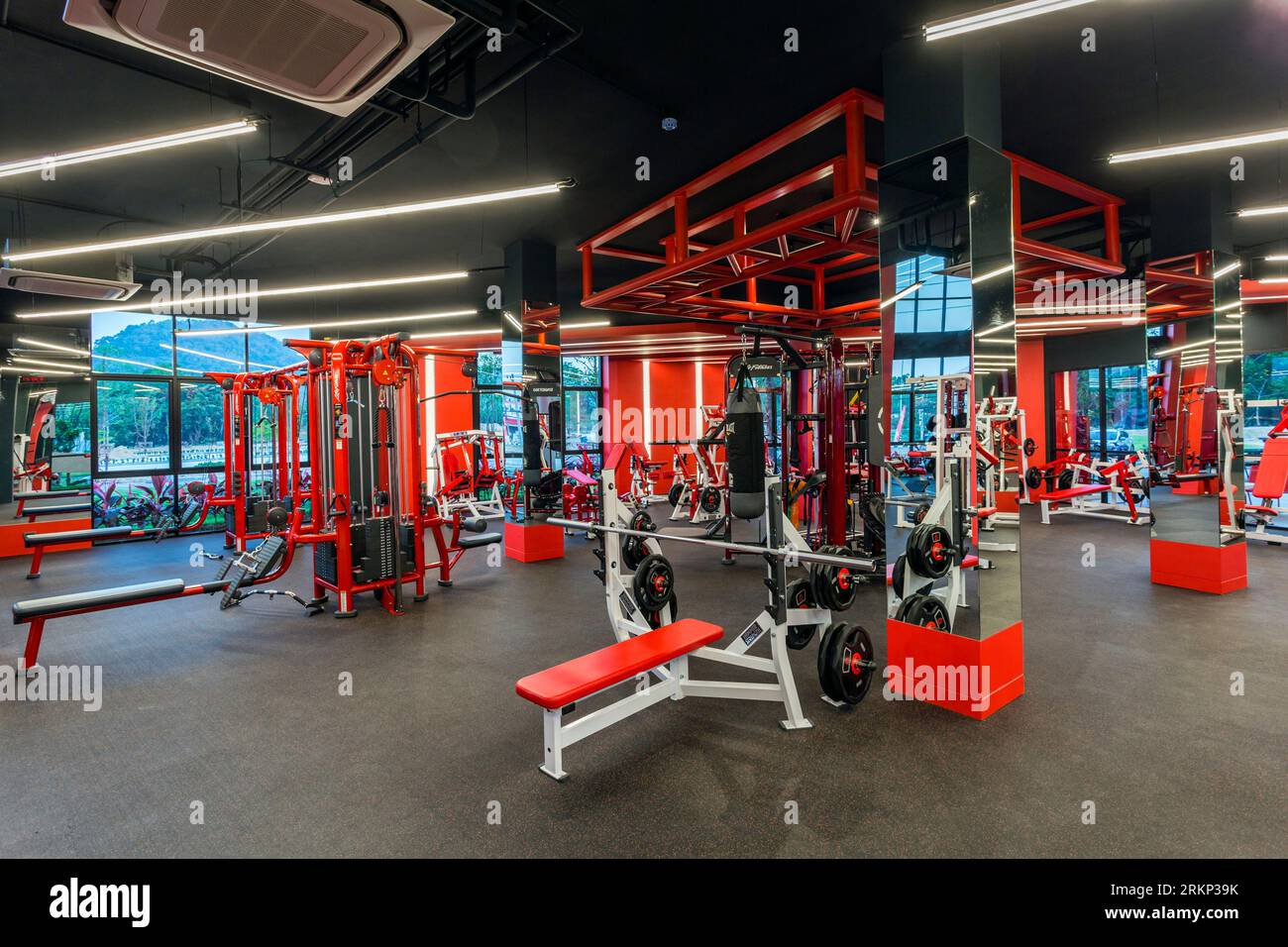 Phuket, Thailand - February 6, 2018: Interior of Alpha Club Phuket ...