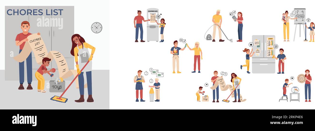 Chores chart hi-res stock photography and images - Alamy