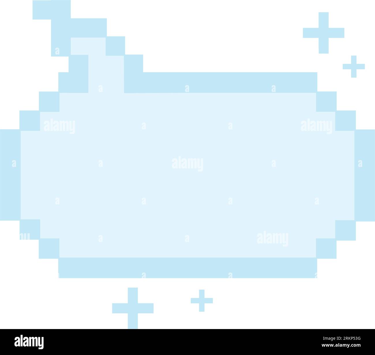 Isolated colored pixelated comic speech bubble chat Vector Stock Vector ...