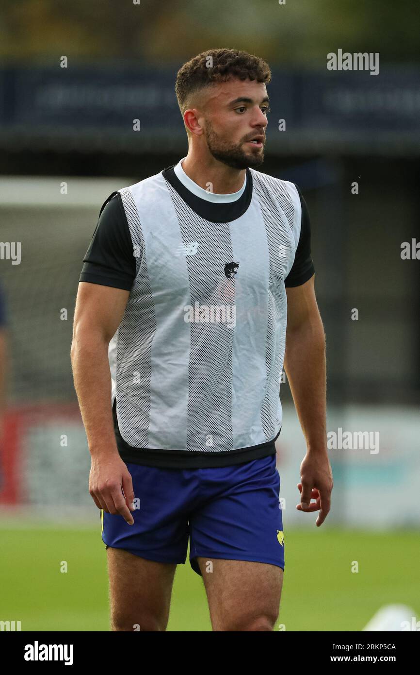 Armco Arena, Solihull, UK, 25th Aug 2023, Solihull Moors Kyle Morrison ...