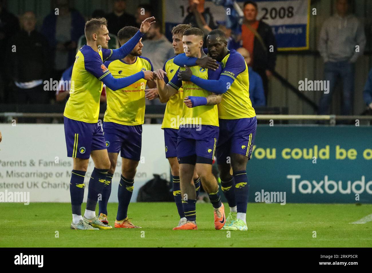 Armco Arena, Solihull, UK, 25th Aug 2023, GOAL! Solihull Moors Josh ...