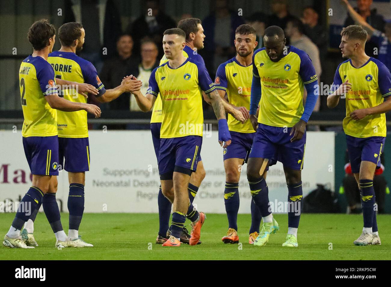 Armco Arena, Solihull, UK, 25th Aug 2023, GOAL! Solihull Moors Josh ...