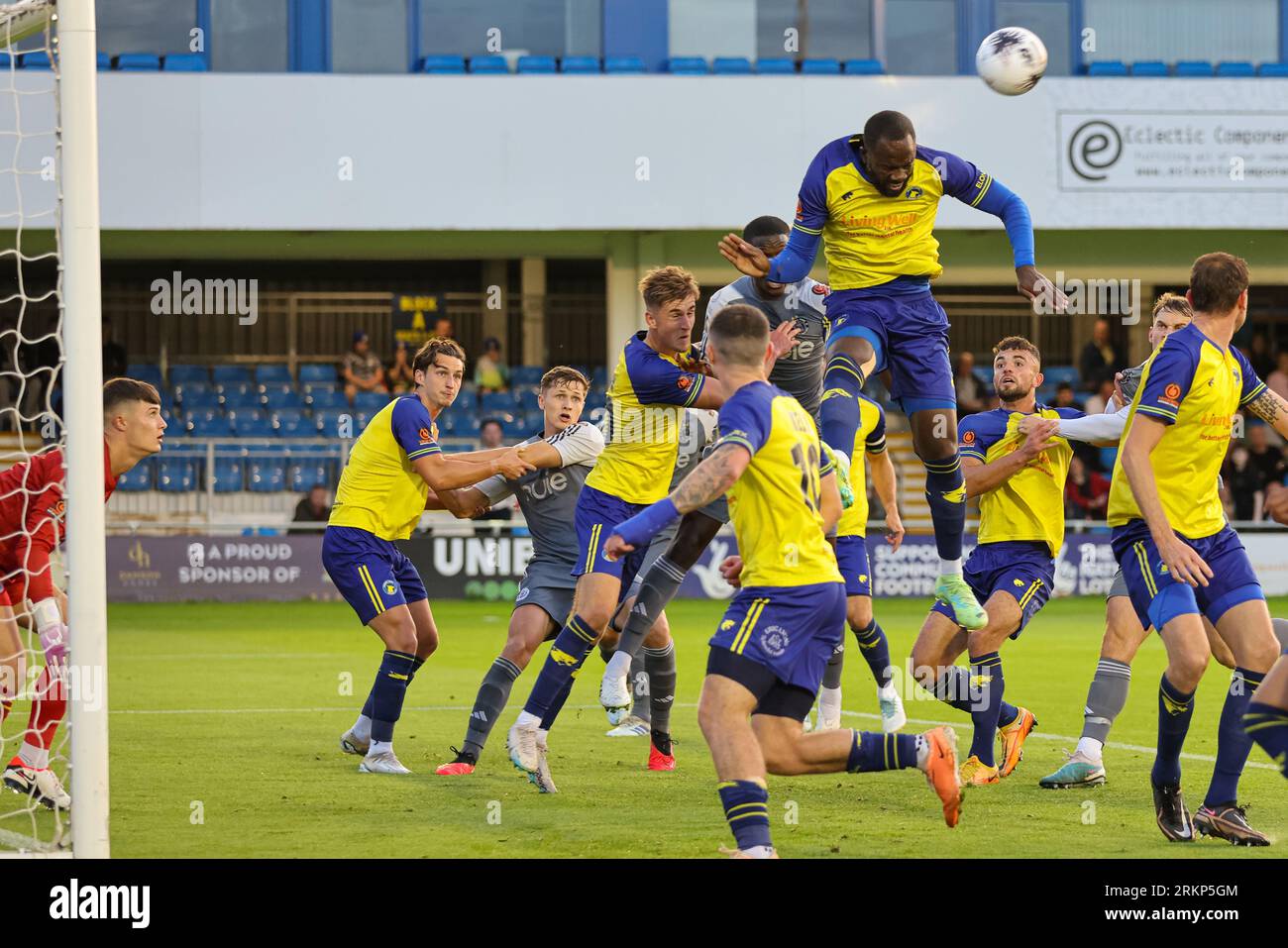 Armco Arena, Solihull, UK, 25th Aug 2023, Solihull Moors Gus Mafuta ...