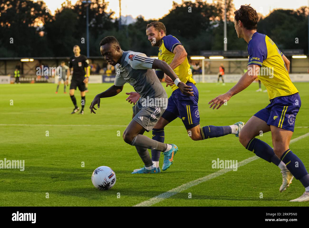 Armco Arena, Solihull, UK, 25th Aug 2023, FC Halifax Town's Andrew ...