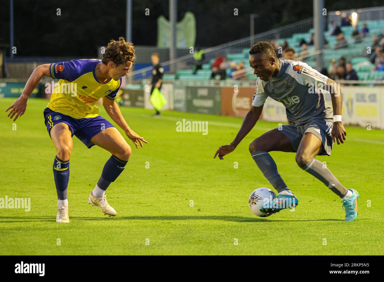 Armco Arena, Solihull, UK, 25th Aug 2023, FC Halifax Town's Andrew ...