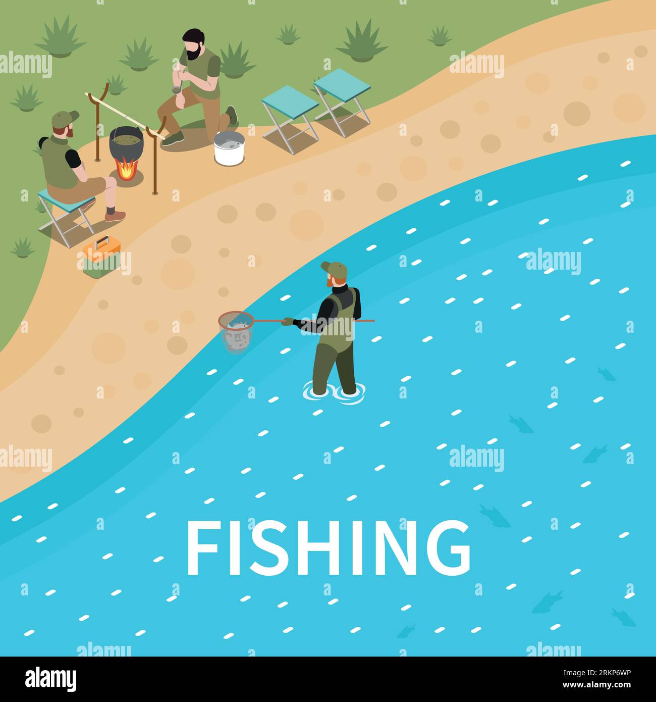 Fishery business Stock Vector Images - Alamy