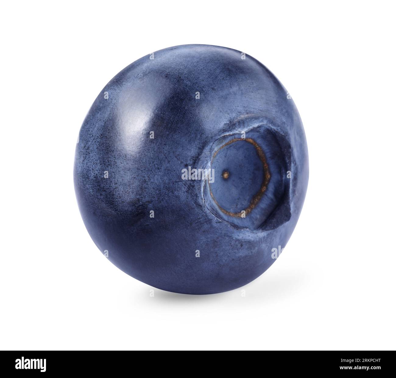 One ripe tasty blueberry isolated on white Stock Photo - Alamy