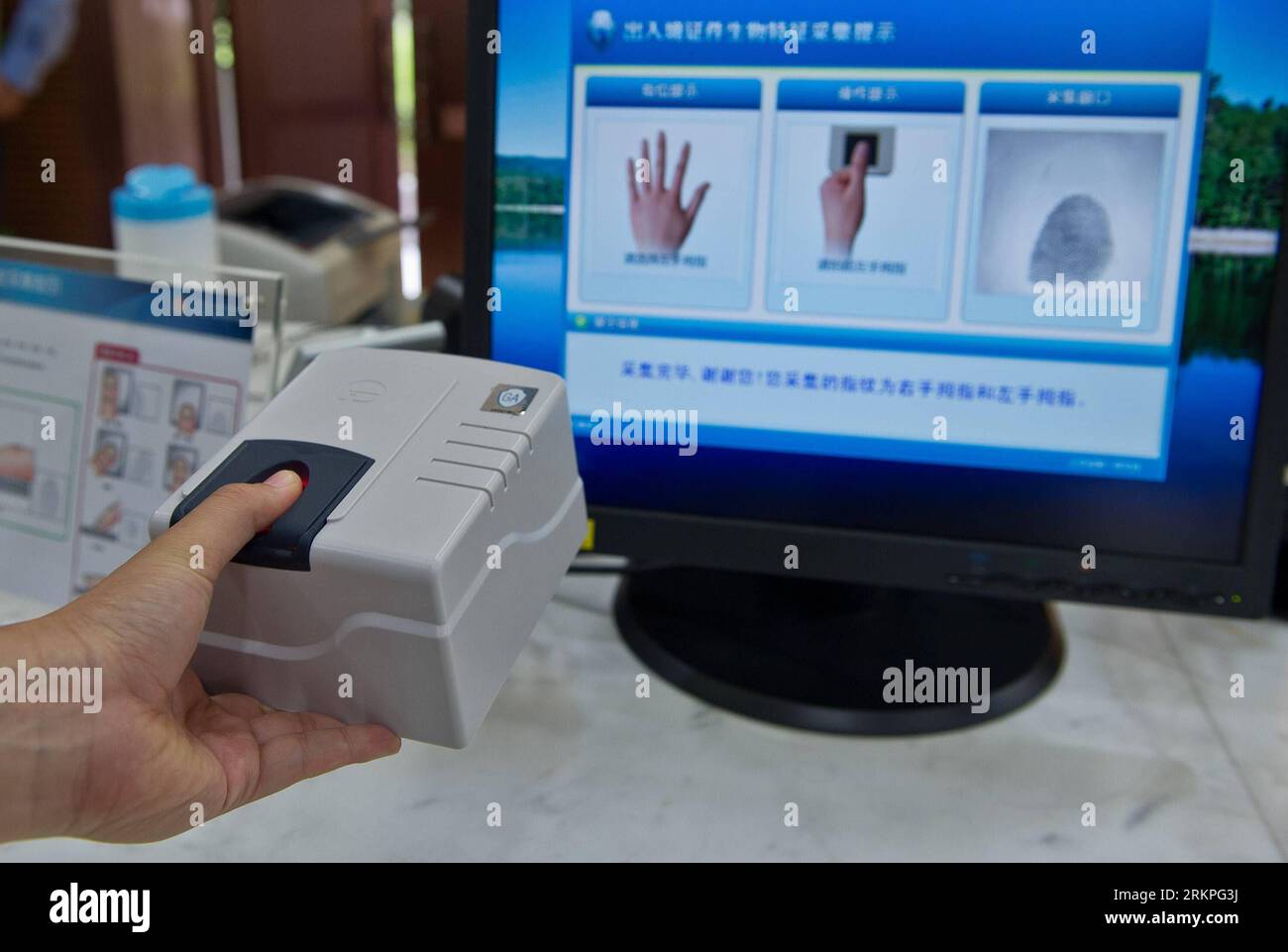 Biometric passport photo hi-res stock photography and images - Alamy