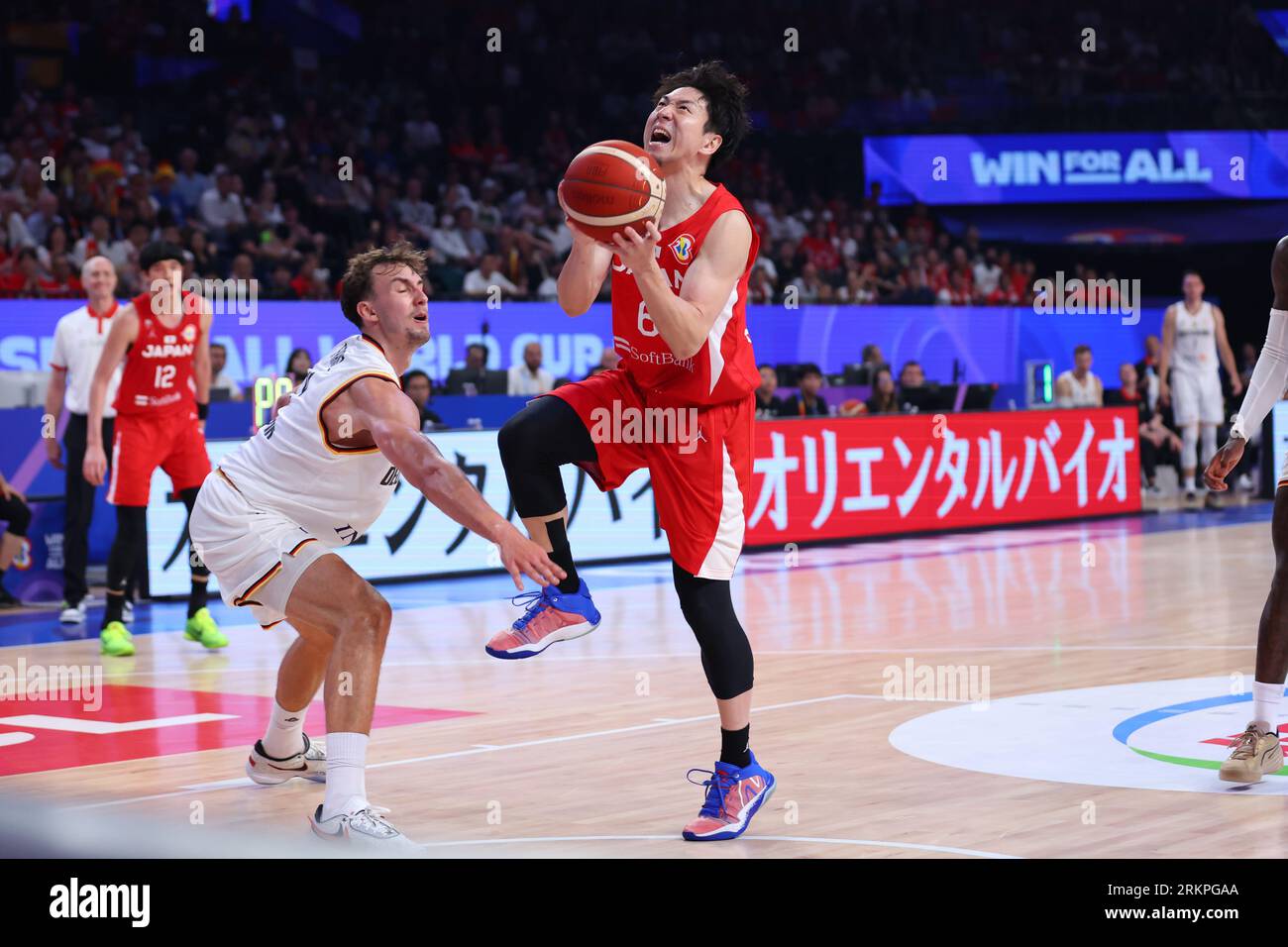 Okinawa Arena, Okinawa, Japan. 25th Aug, 2023. Makoto Hiejima (JPN ...