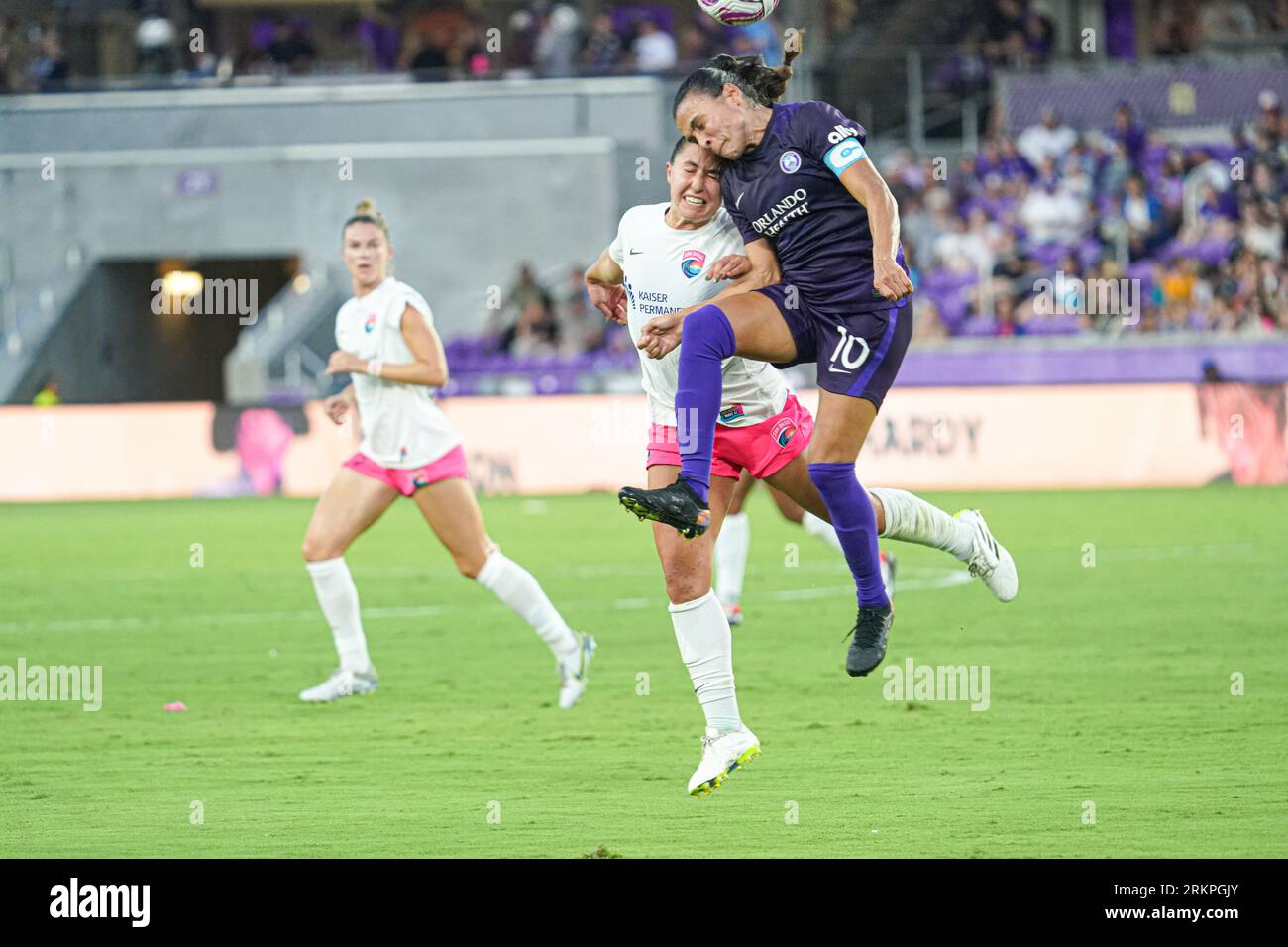 Orlando, Florida, USA, August 25, 2023, San Diego Wave player Danielle ...