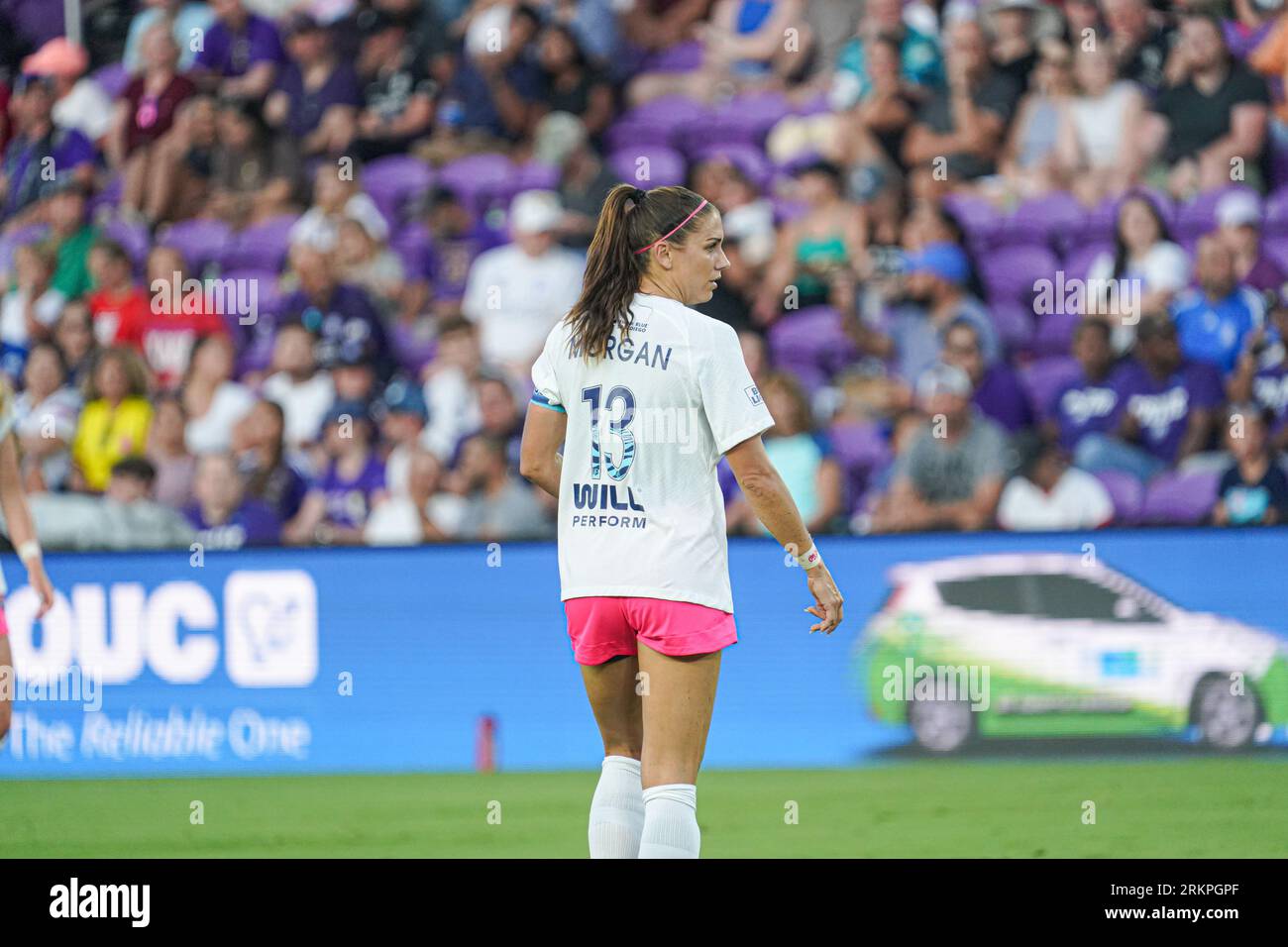 Orlando, Florida, USA, August 25, 2023, San Diego Wave player Alex ...