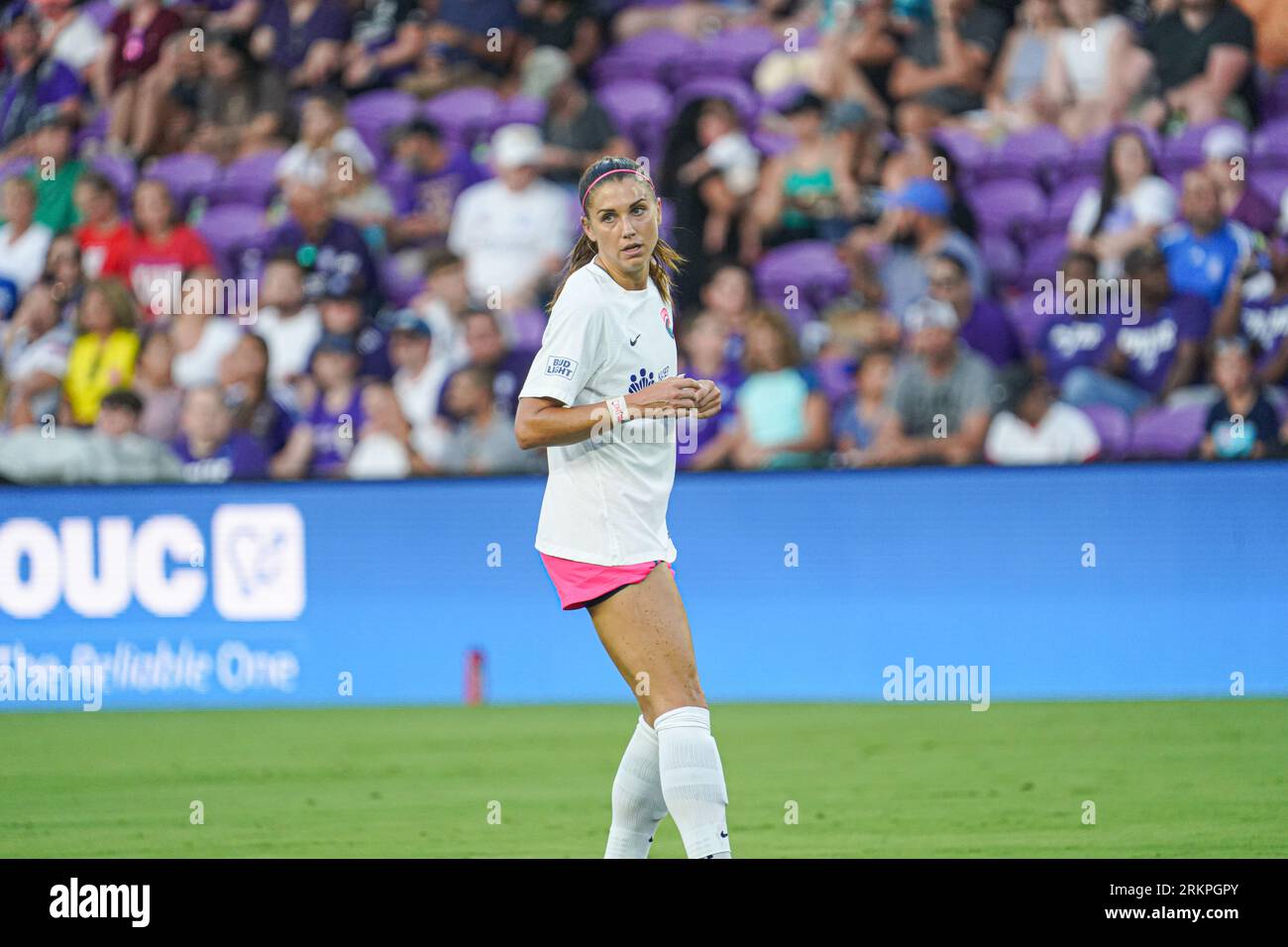 Orlando, Florida, USA, August 25, 2023, San Diego Wave player Alex ...