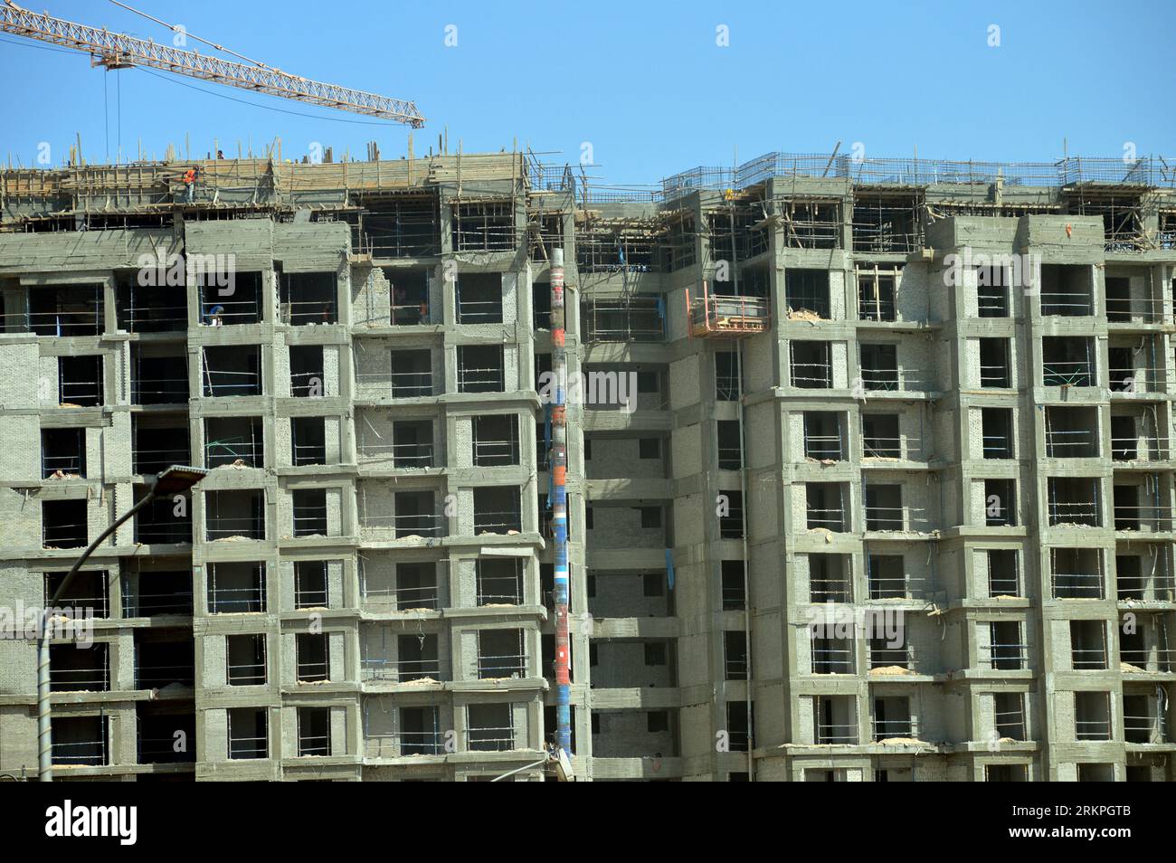 Giza, Egypt, August 19 2023: New residential high rise in Egypt, real ...