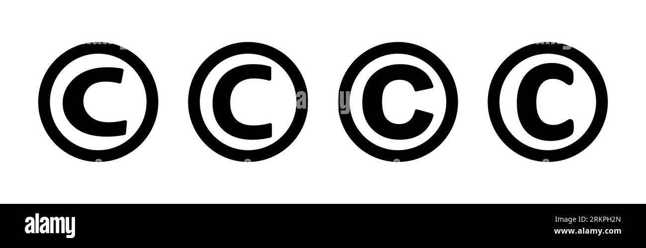 Copyright icon vector. copyright symbol Stock Vector Image & Art - Alamy