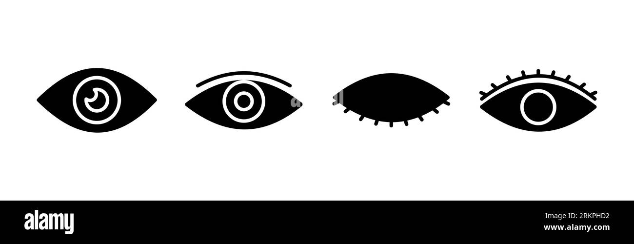 Eye icon. Look and Vision icon. Eye vector icon Stock Vector Image ...
