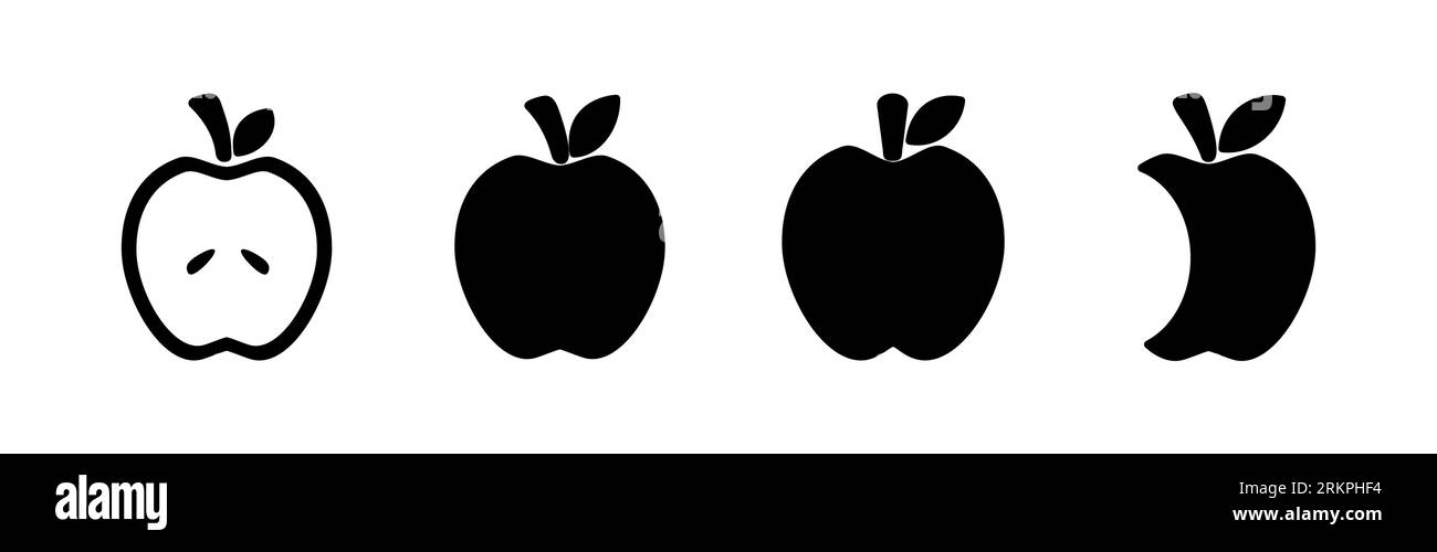 Apple icon vector. apple symbol Stock Vector Image & Art - Alamy