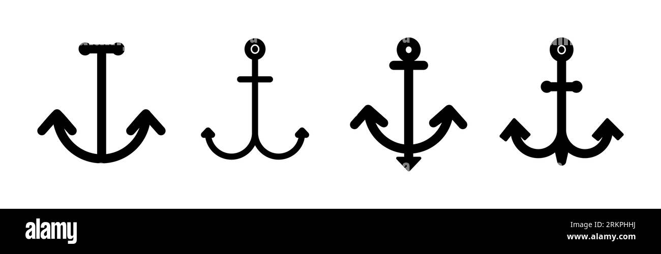 Anchor icon vector. Anchor sign. marine symbol Stock Vector Image & Art ...