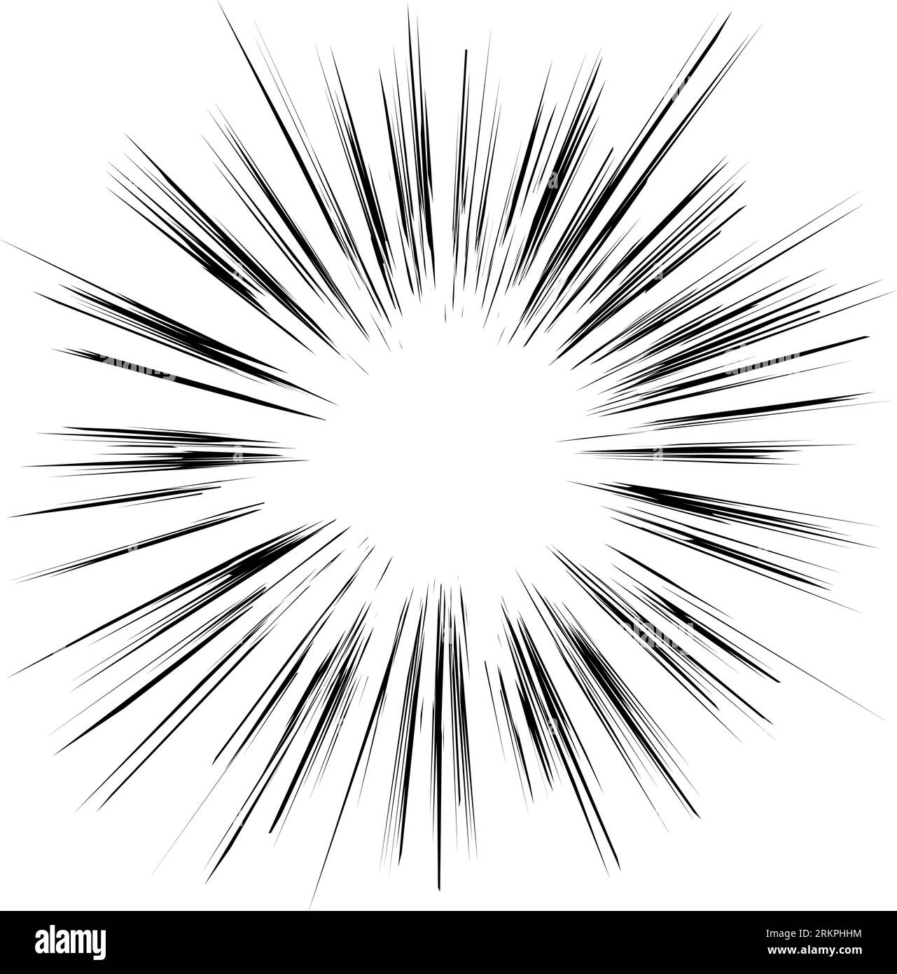 A monochrome explosion effect. Square background illustration material ...