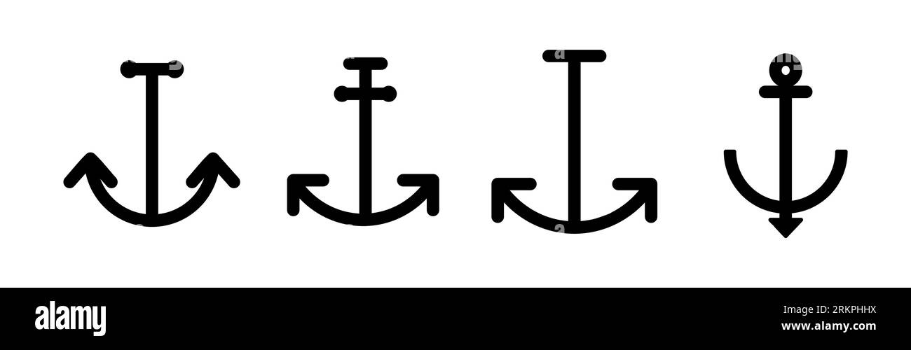 Anchor icon vector. Anchor sign. marine symbol Stock Vector Image & Art ...