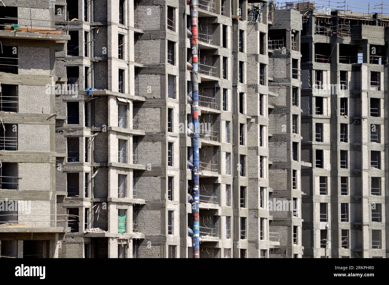 Giza, Egypt, August 19 2023: New residential high rise in Egypt, real ...