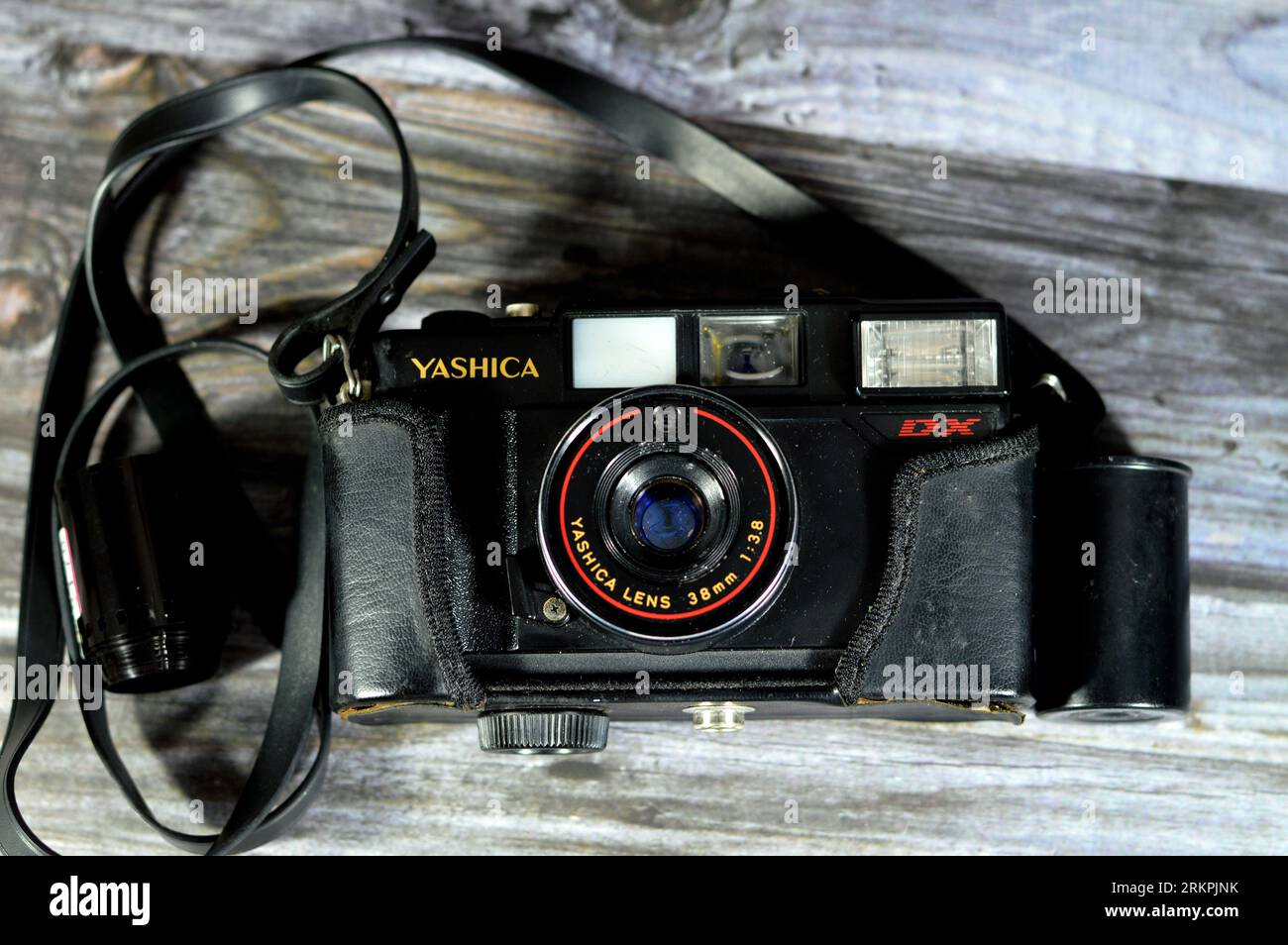 Giza, Egypt, August 12 2023: Yashica MF 2 Super reusable film camera ...